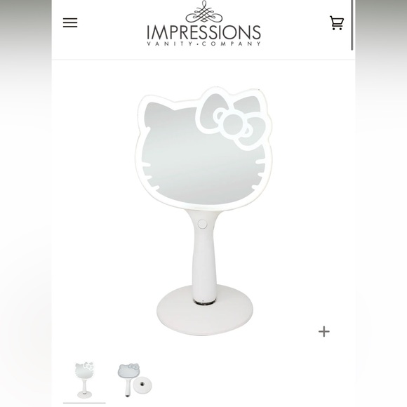 Other | Hello Kitty Led Hand Held Mirror With Stand Brand New With ...